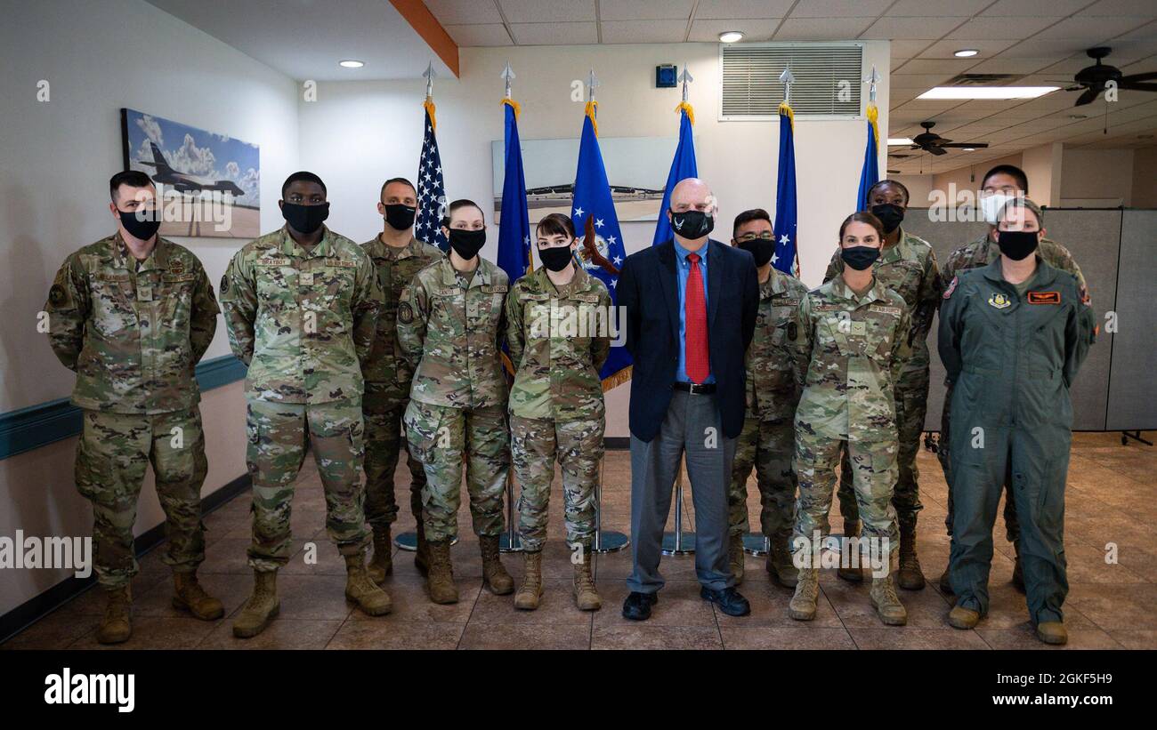 Honorable John P. Roth, acting Secretary of the Air Force, poses for a ...