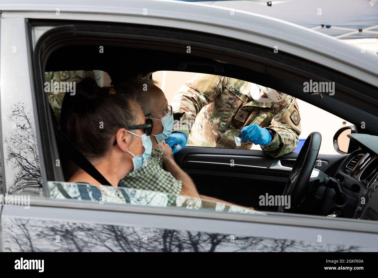 Sgt. Matthew Nesbit, a medic sergeant with HHC 1-200th Inf. Batt., NMNG ...