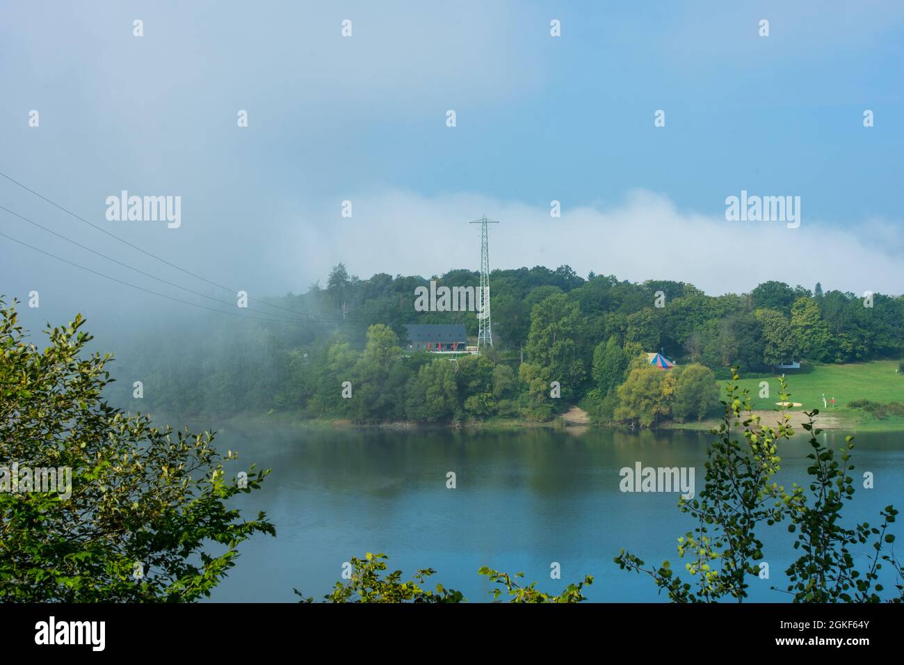 View to the area Scheid at the german lake called Edersee Stock Photo ...