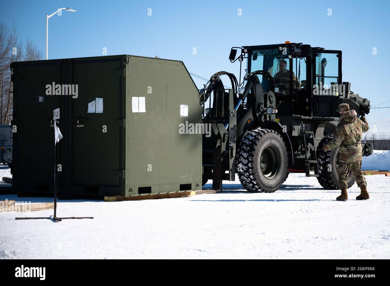 U.S. Air Force Airman 1st Class John Anderson, a 354th Logistics ...
