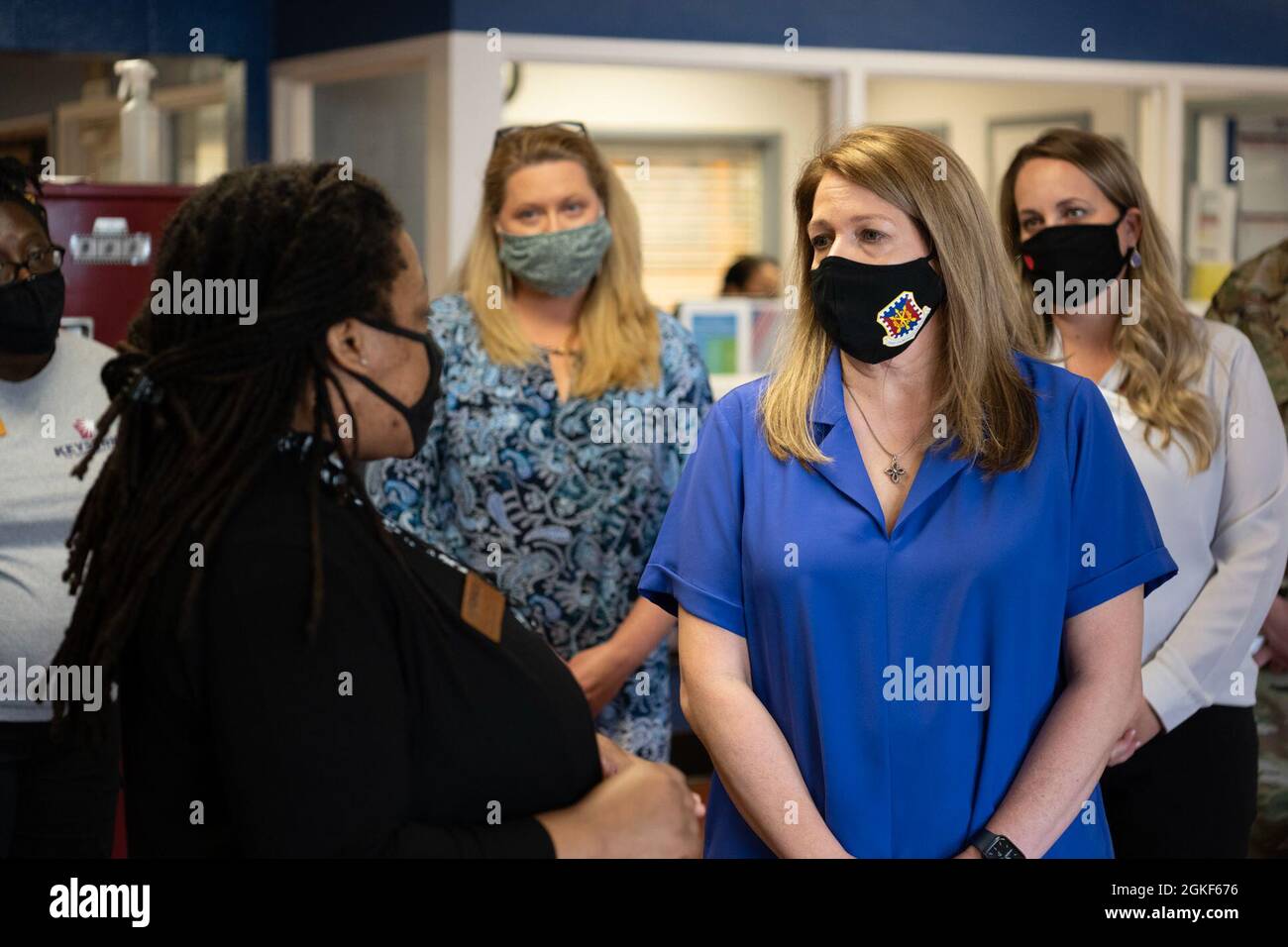 Marquita McCants, left, 60th Force Support Squadron school age ...