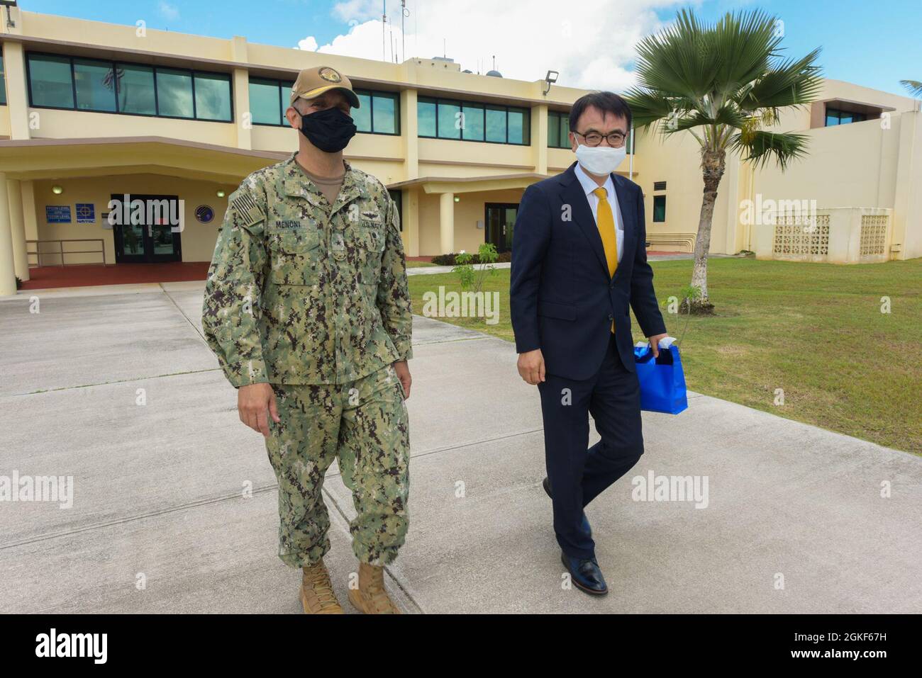 ASAN Guam (April 6, 2021) - Rear Adm. John Menoni, commander, Joint ...