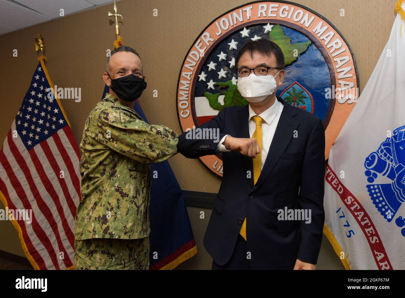 ASAN Guam (April 6, 2021) - Rear Adm. John Menoni, commander, Joint ...
