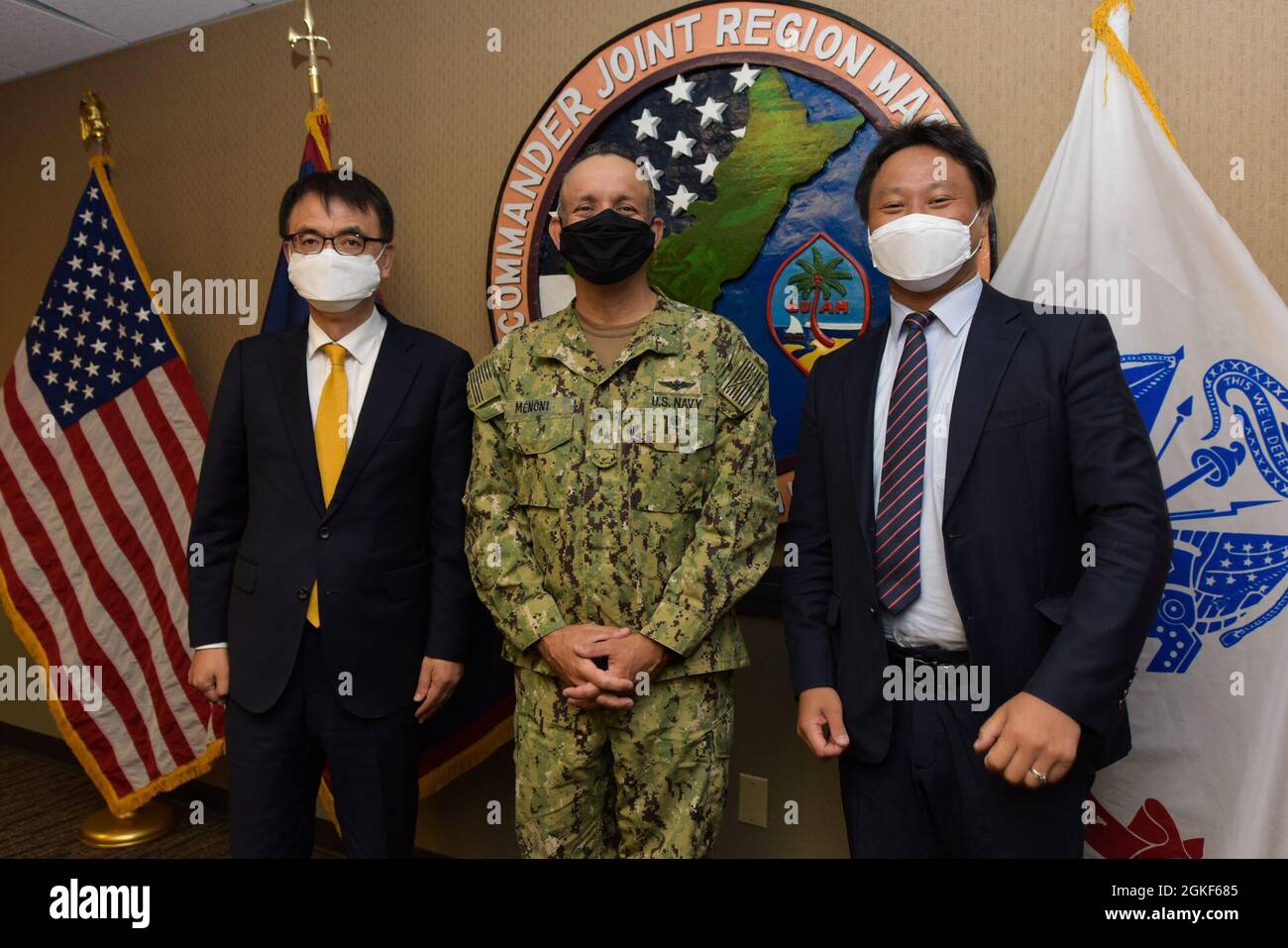 ASAN Guam (April 6, 2021) - Rear Adm. John Menoni, commander, Joint ...
