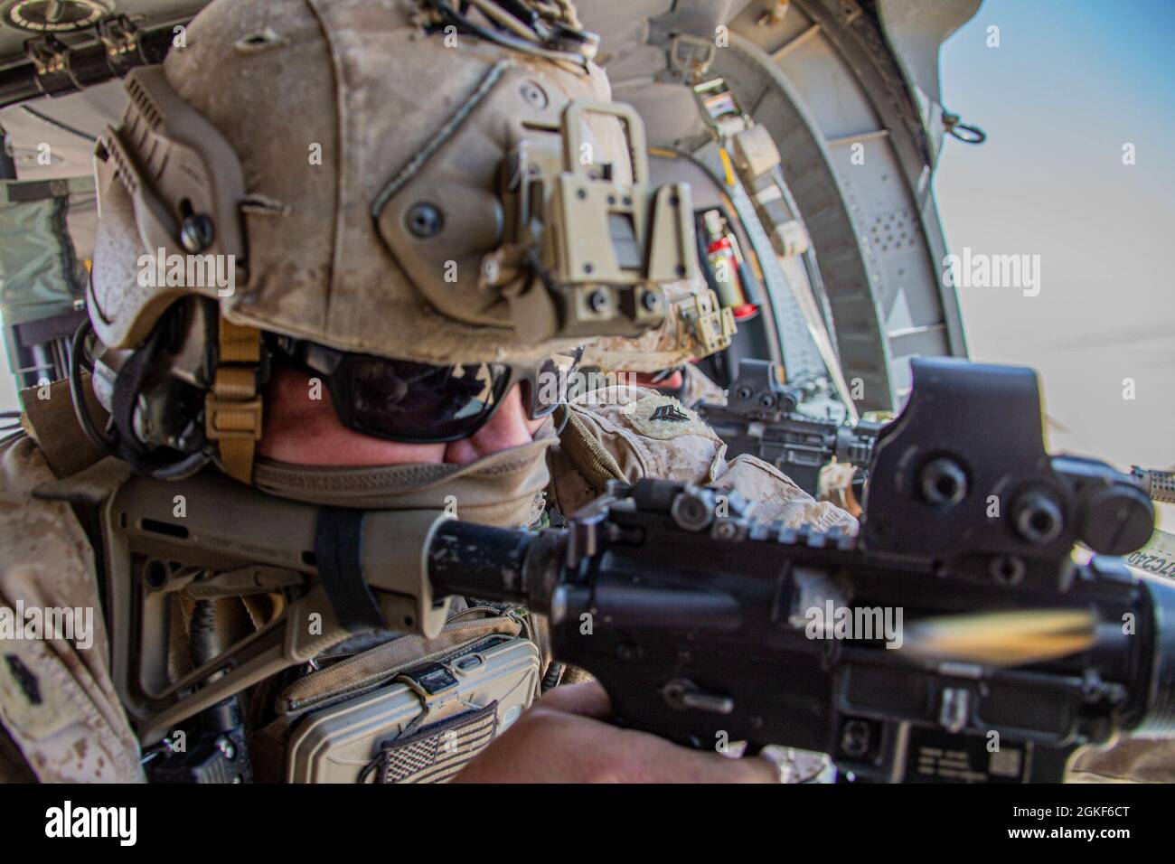 A U.S. Marine with 3rd Battalion, 1st Marines, assigned to the Special ...