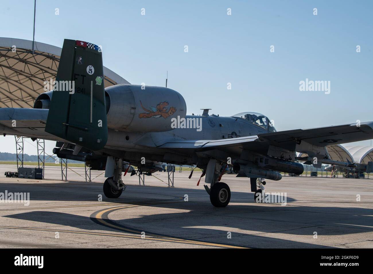 U.S. Air Force Col. Dan Walls, 23d Wing commander, taxis to the runway, April 6, 2021, at Moody ...