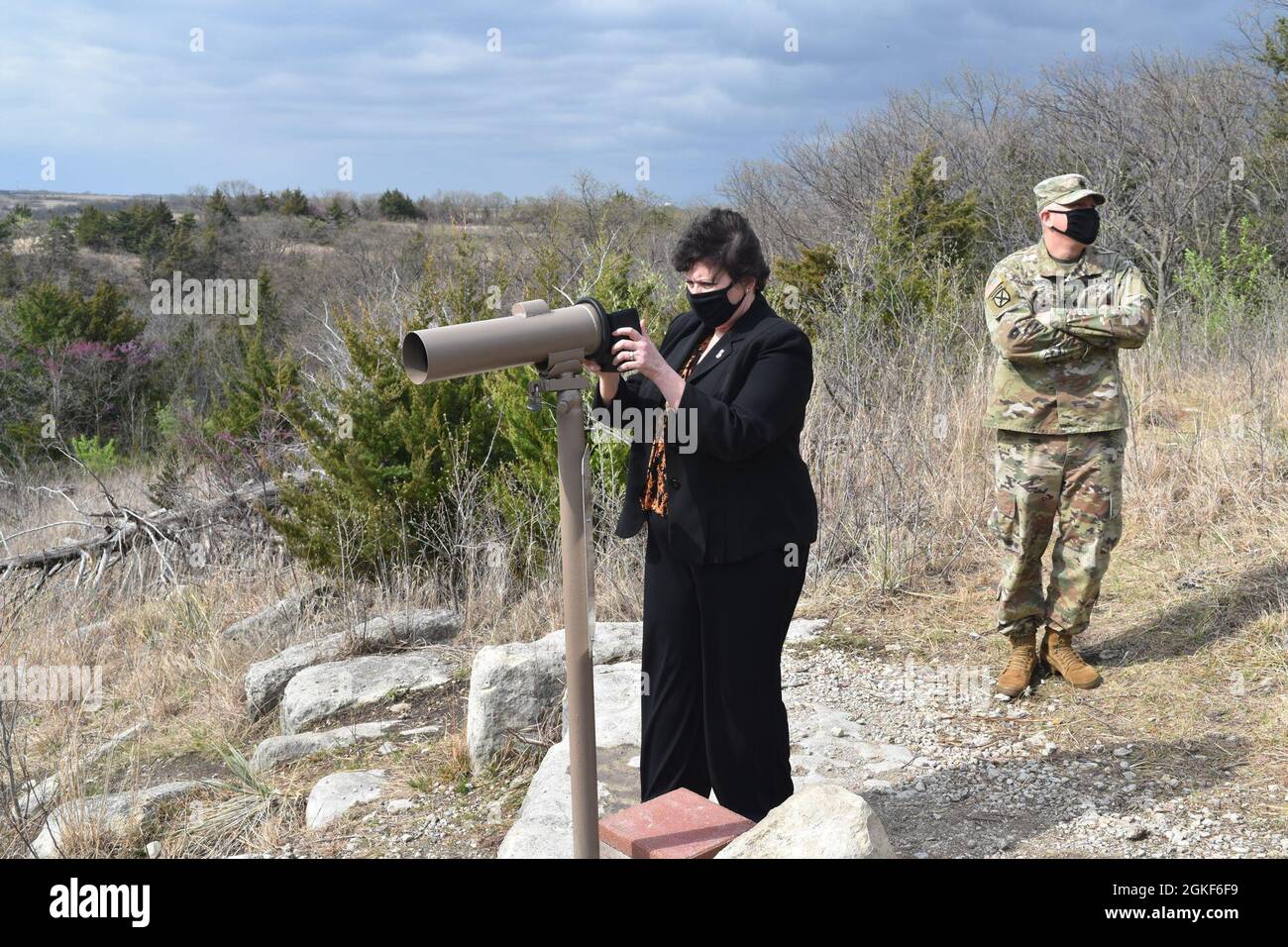 During a visit to Fort Riley April 6-7, the command team of IMCOM ...