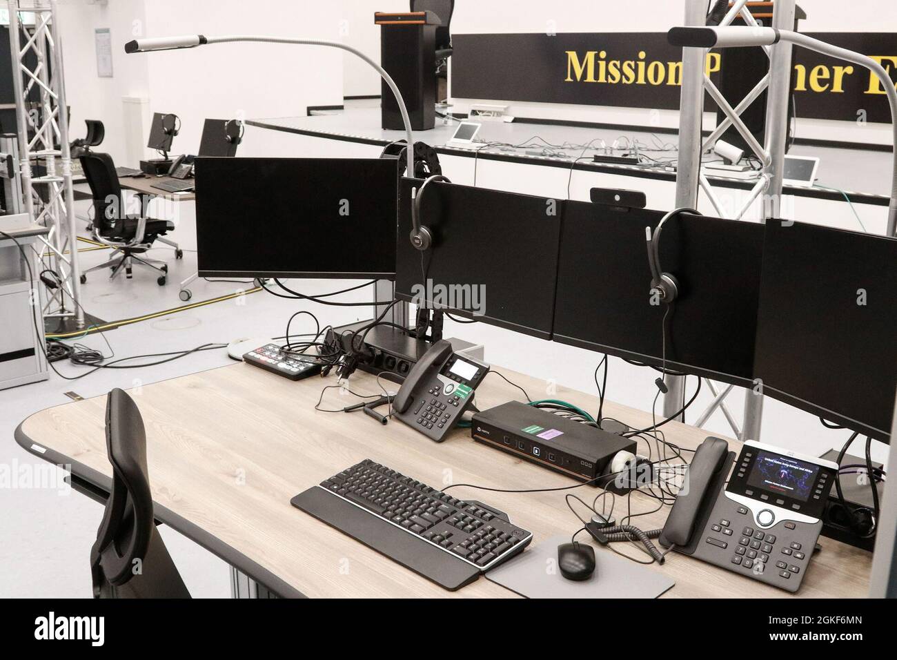 A look at one of the work stations on the 7th Army Training Command ...