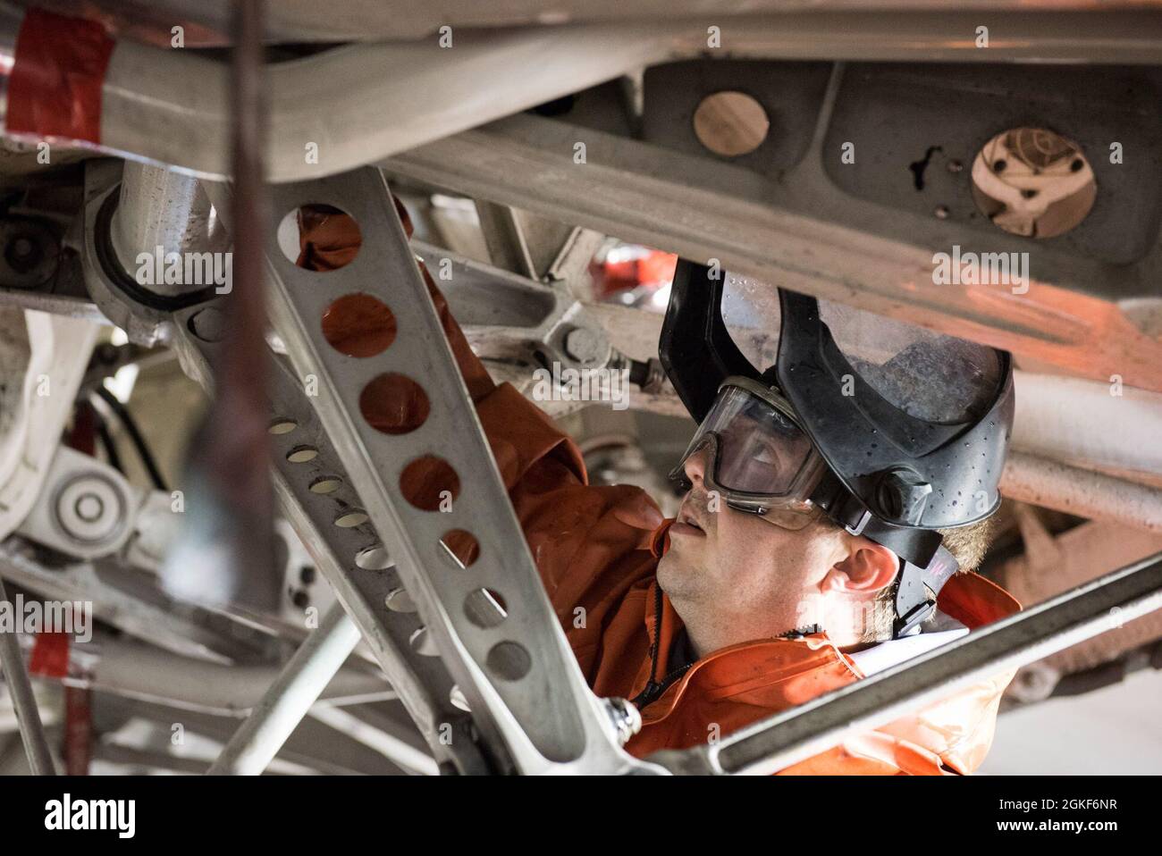 U.S. Air Force Tech. Sgt. Michael Whittington, an aircraft maintainer ...