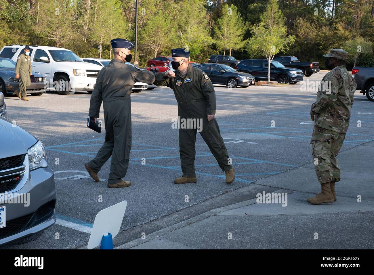 U.S. Air Force Col. Richard Dickens, commander of 505th Command and ...