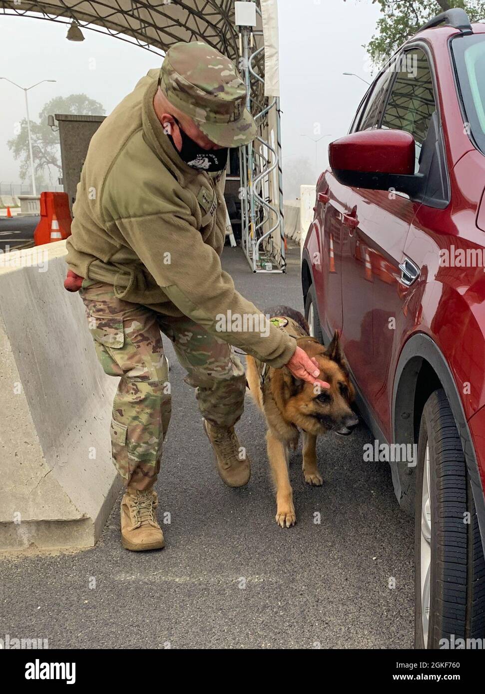 2nd Lt. Chance and his handler, Chief Warrant Officer 4 Joe Hall of the ...