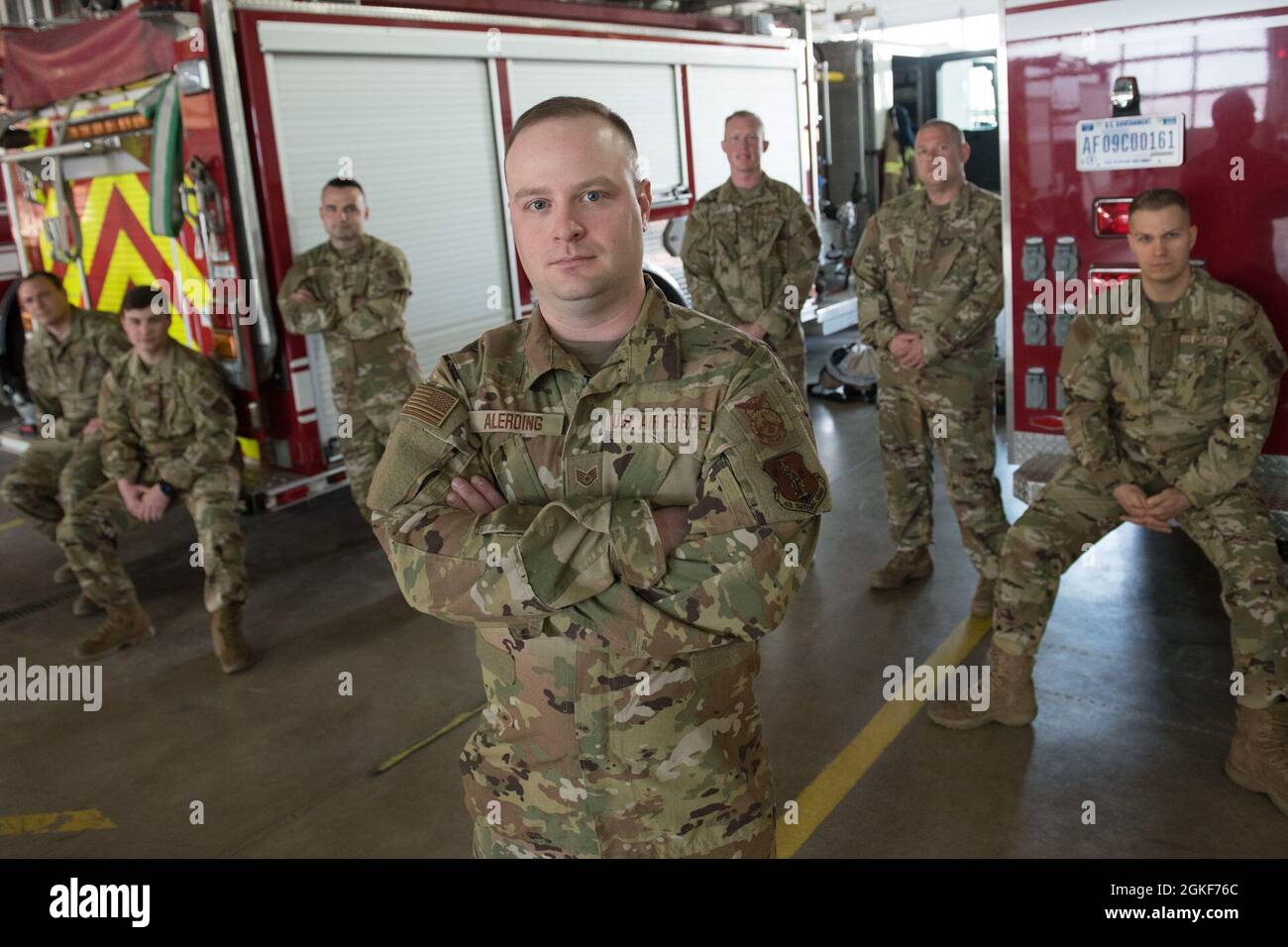 Staff Sgt. Mitchell Alerding is a lead firefighter for the 167th Civil ...