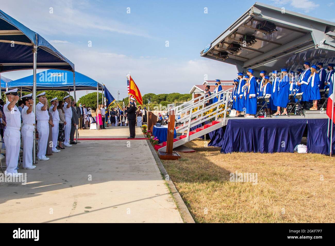 NAVAL STATION ROTA, Spain (June 4, 2021) Leaders at Naval Station ...