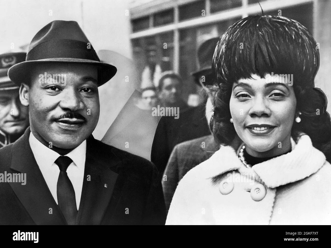 Dr. & Mrs. Martin Luther King Jr., head-and-shoulders portrait, New ...