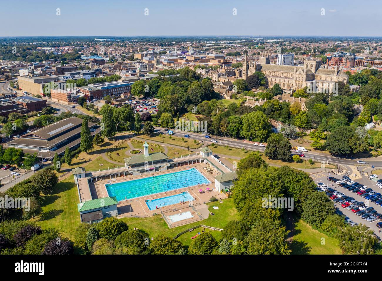 Lido peterborough swimming pool hi-res stock photography and images - Alamy