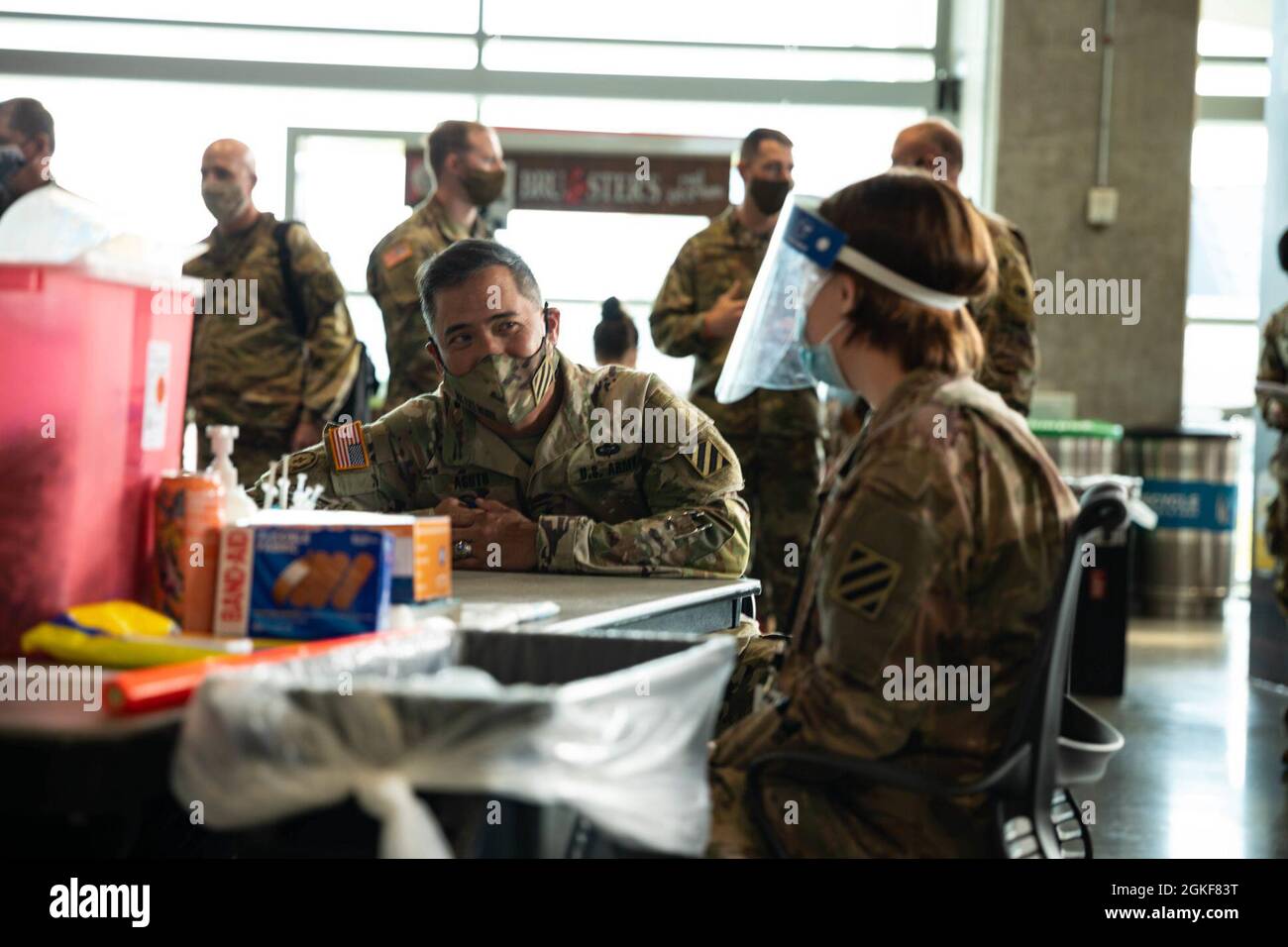 U.S. Army Maj. Gen. Antonio Aguto, commanding general of the 3rd ...