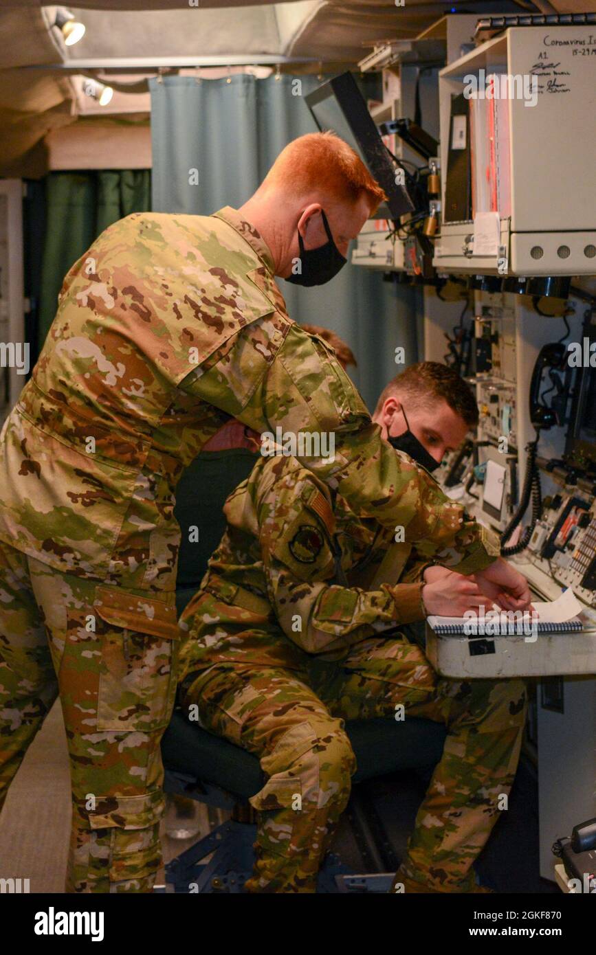 Simulated electronic launch minuteman hi-res stock photography and ...