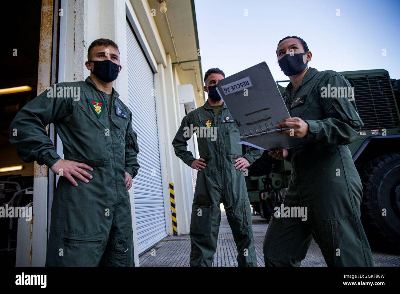 (From left) U.S. Marine Corps Pfc. Elijah Stewart, Lance Cpl. Thomas ...