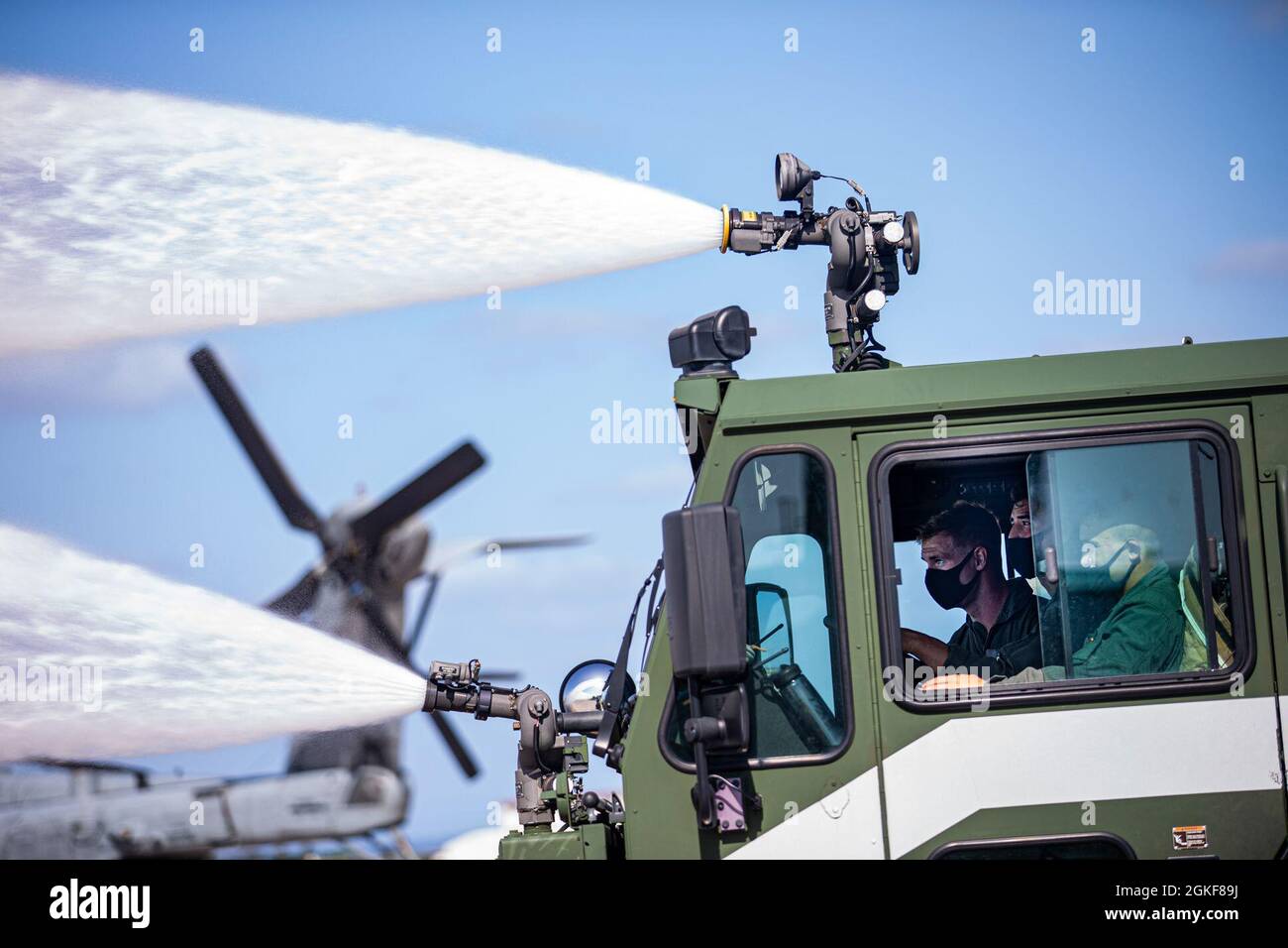 U.S. Marines with Headquarters and Headquarters Squadron (H&HS), Marine ...