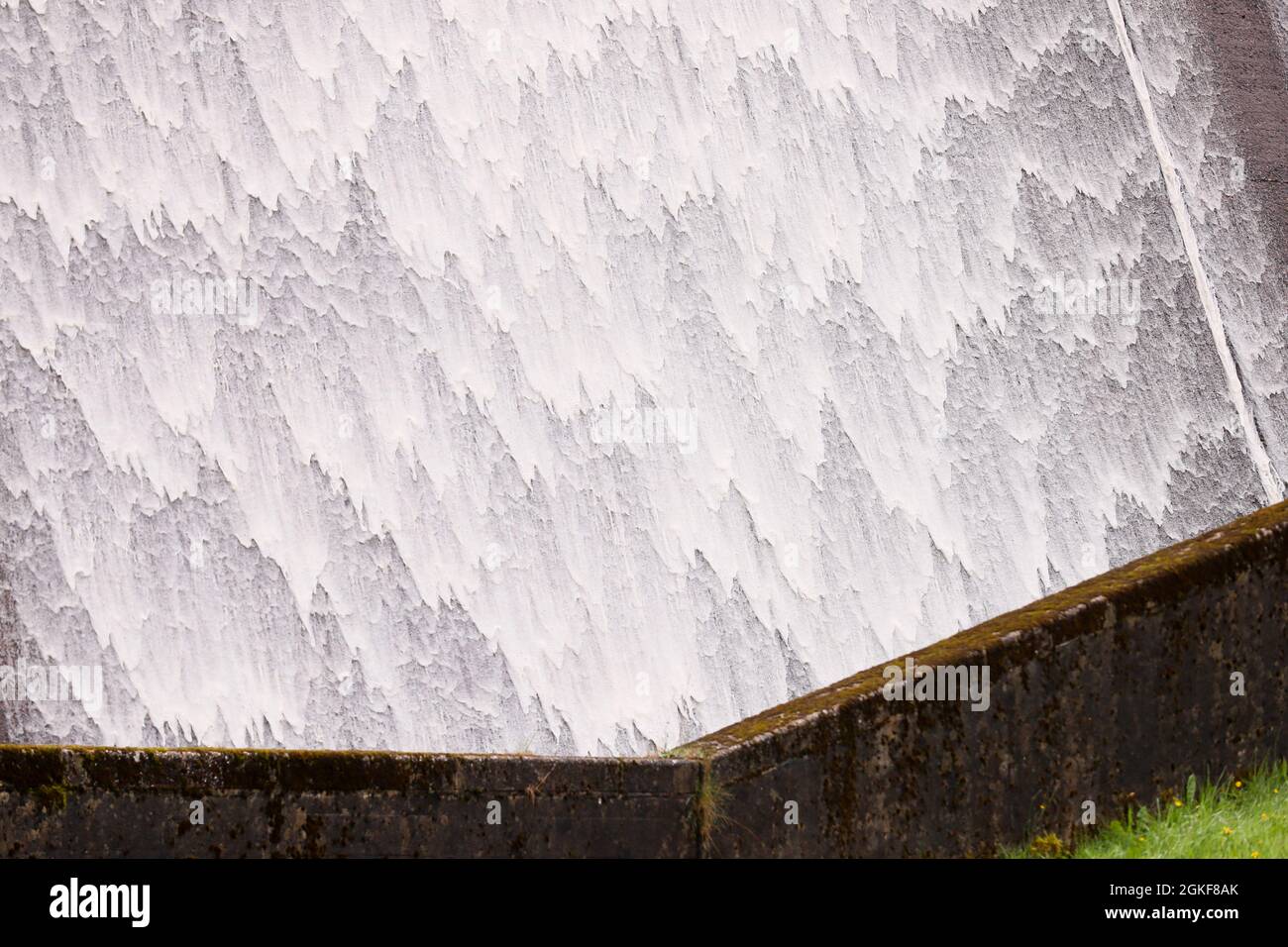 Altarichard Dam on the River Bush in County Antrim, Northern Ireland ...
