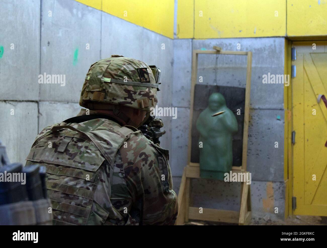 A Soldier with C Co. 2nd Battalion, 87th Infantry Regiment, 2nd Brigade ...