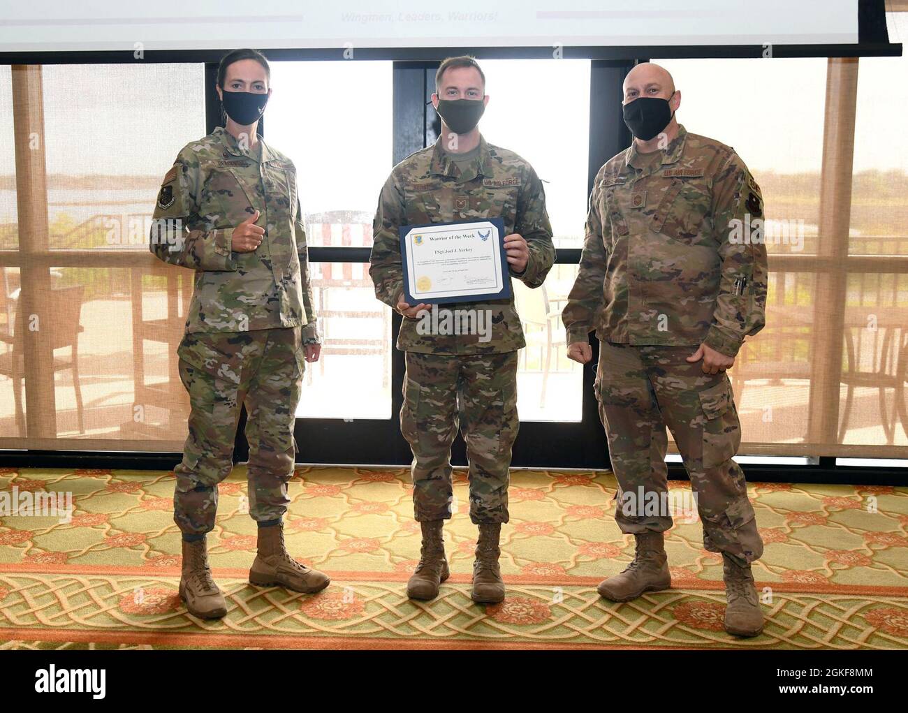 Let's give Tech. Sgt. Joel Yerkey from the 81st Contracting Squadron a ...