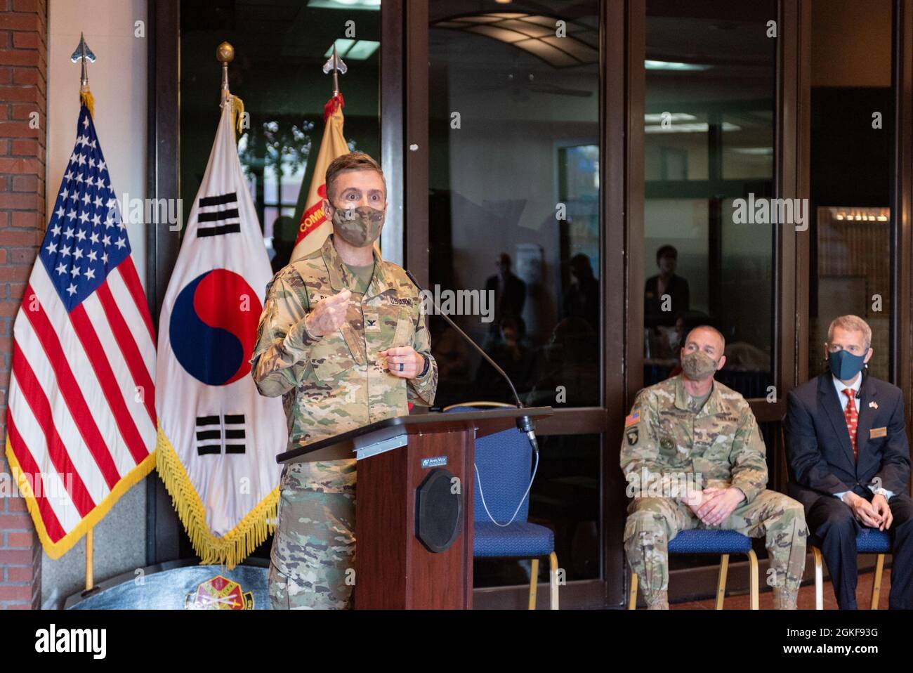 U.S. Army Colonel Ellis R. Baker, Garrison Commander of United States ...