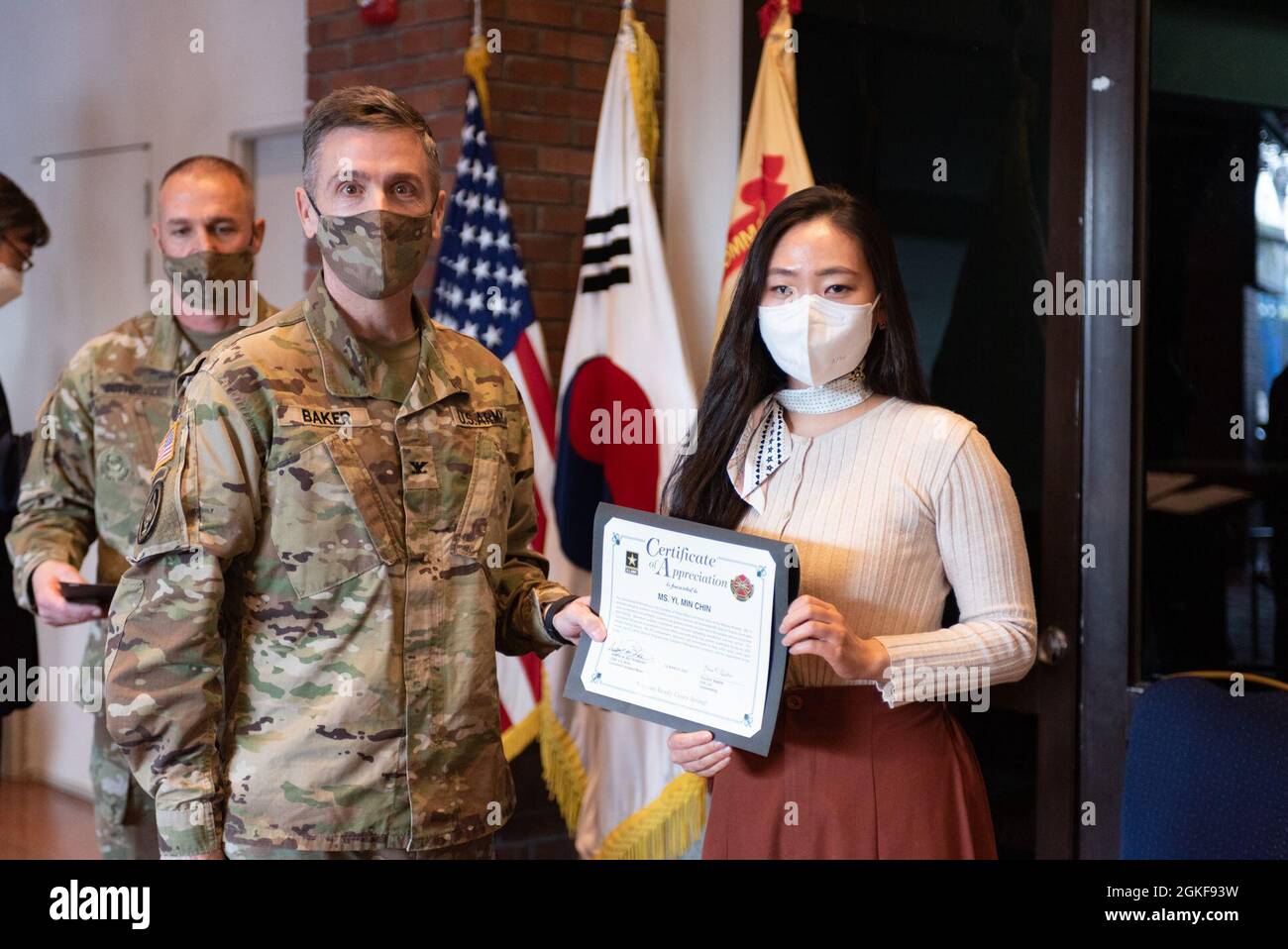U.S. Army Colonel Ellis R. Baker, Garrison Commander of United States ...