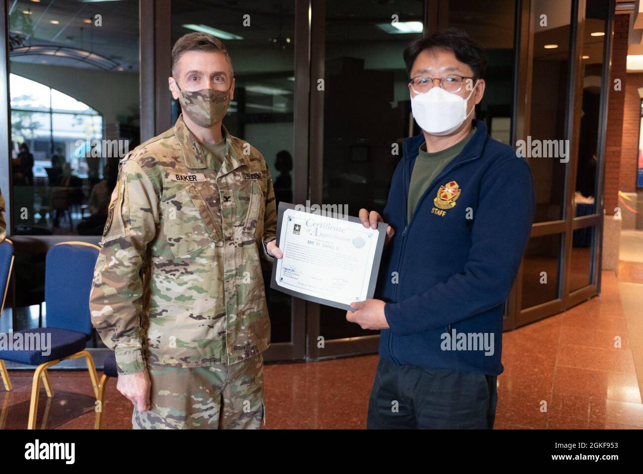 U.S. Army Colonel Ellis R. Baker, Garrison Commander of United States ...