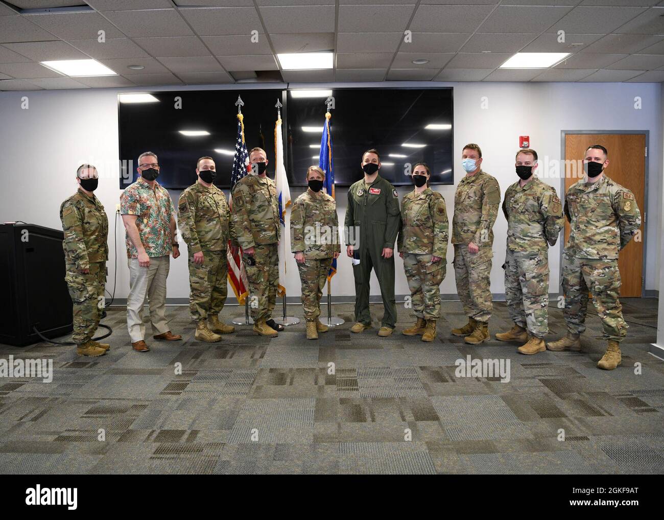 The 104th Fighter Wing held a ceremony to promote the 104th Mission ...