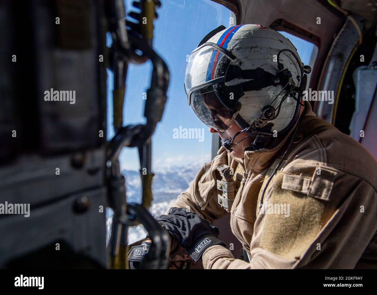 210407-N-PH222-1300 Fallon, Nev. (April 07, 2021) Naval Air Crewman ...