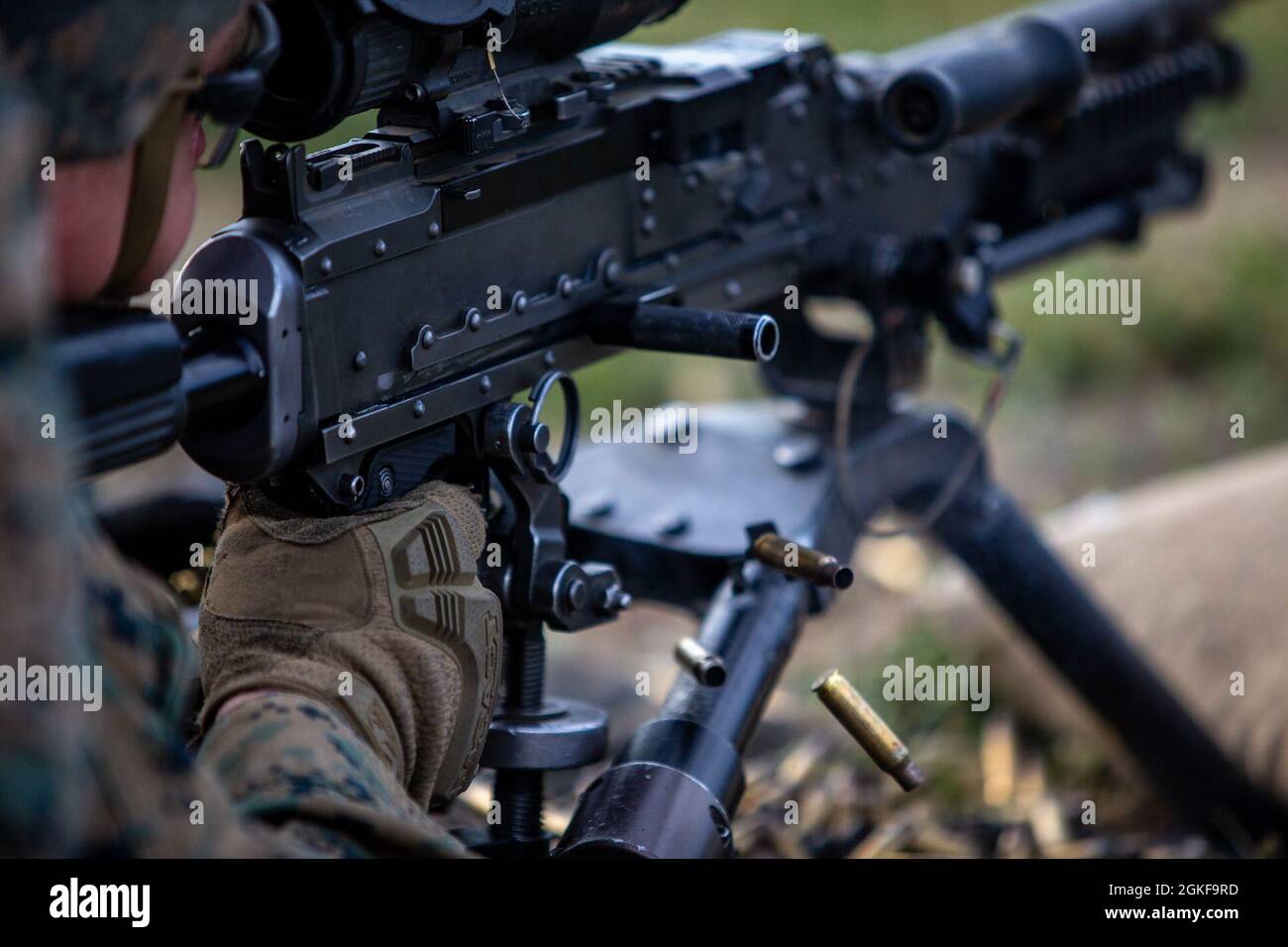 A U.S Marine with Alpha Company, Infantry Training Battalion, School of ...