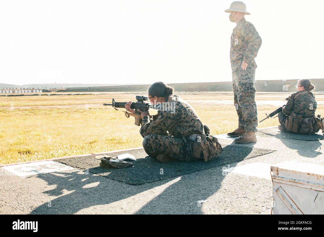 U.S. Marine Corps Rct. Jazzmin Stewart with Lima Company, 3rd Recruit ...