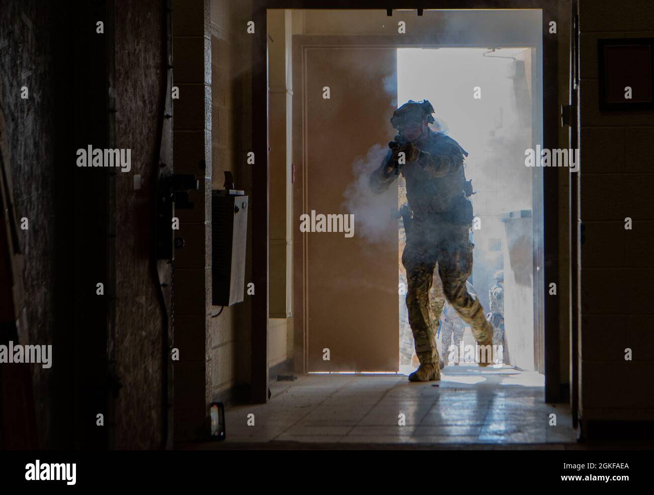 Senior Airman Wesley Stumbaugh, 99th Security Forces Squadron tactical ...