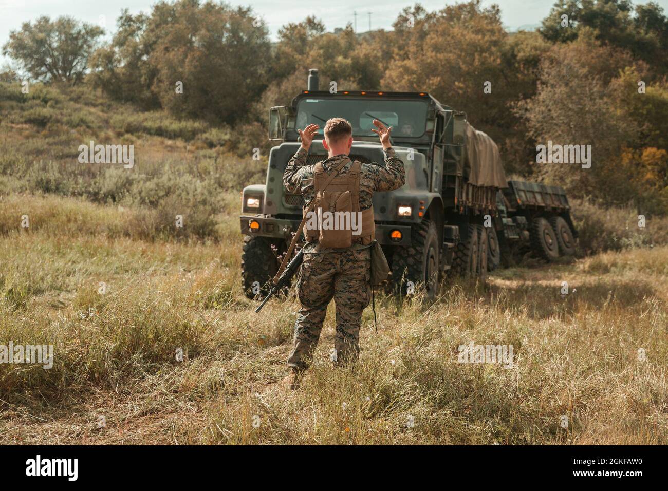 U.S. Marines with Combat Logistics Regiment 17, 1st Marine Logistics ...