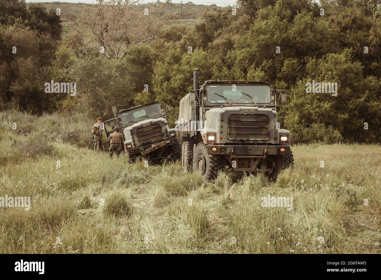 U.S. Marines with Combat Logistics Regiment 17, 1st Marine Logistics ...