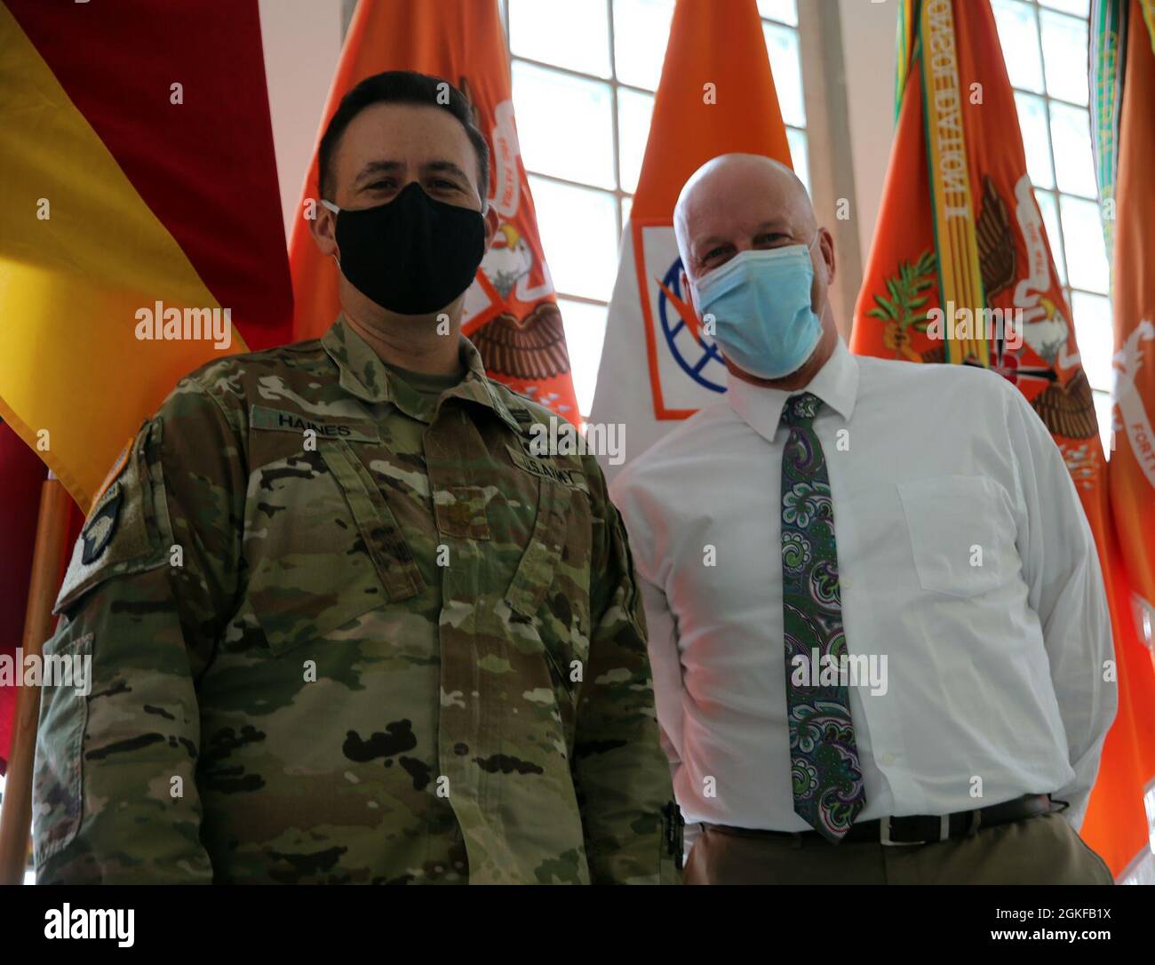 Maj. Jeremy Haines, 2d TSB’s Plans and Exercises Officer in Charge, and ...