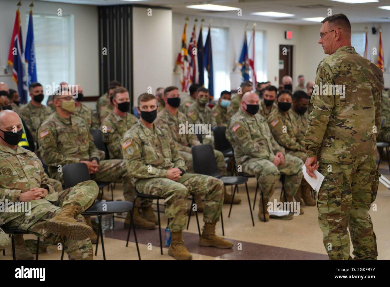Command Sergeant Major Stephen Burnley Speaks to 428th FA BDE Cadre on ...