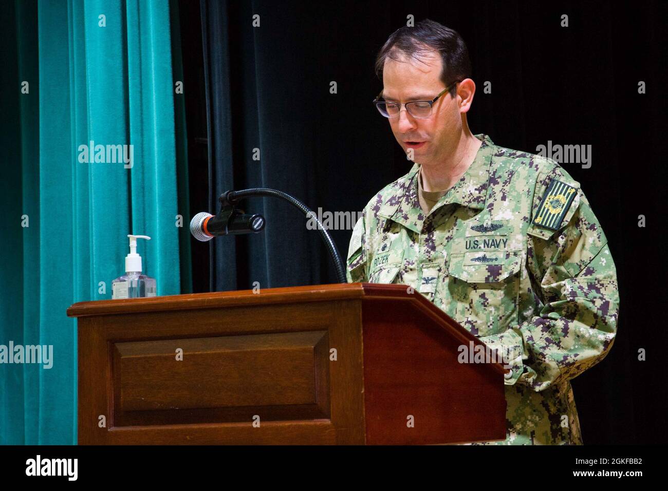 MANAMA, Bahrain (Apr. 8, 2021) – Capt. Eric Rozek, a St. Paul ...