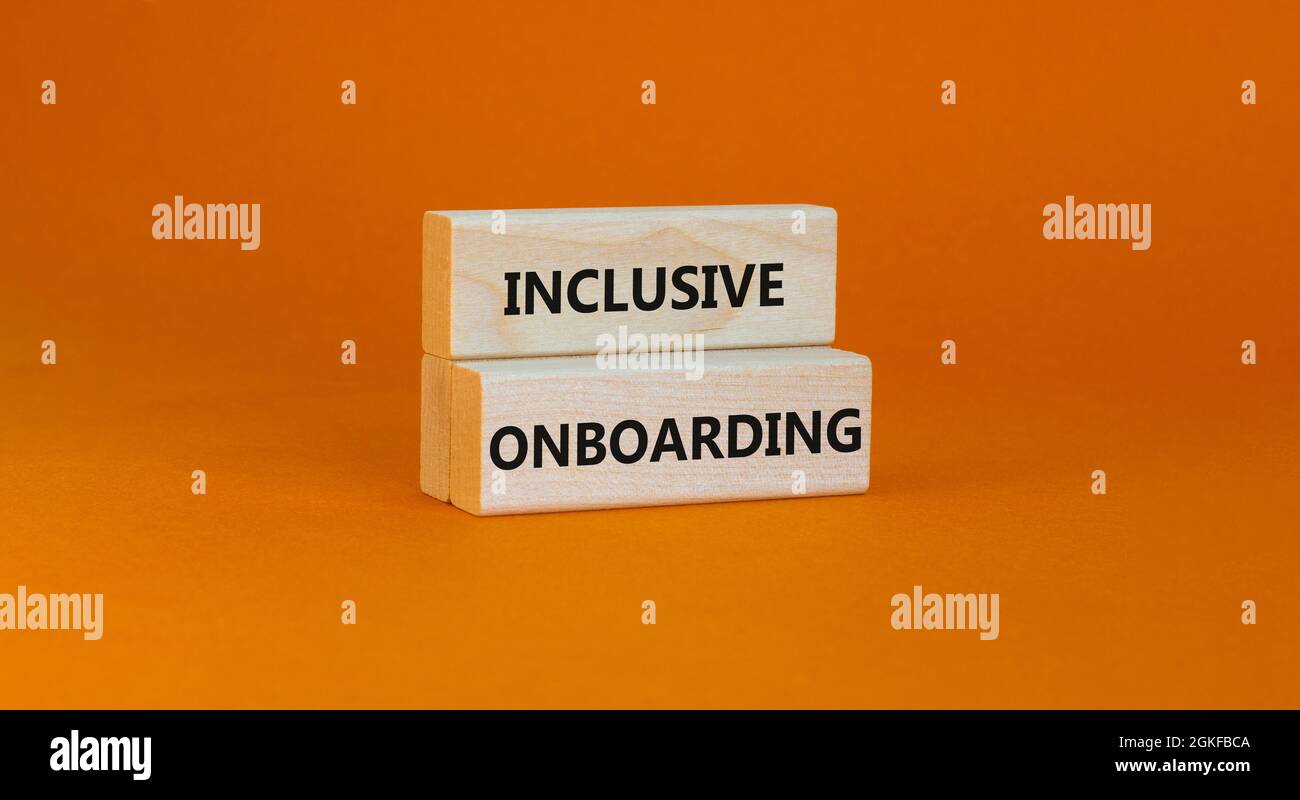Inclusive recruiting symbol. Wooden blocks with words Inclusive ...
