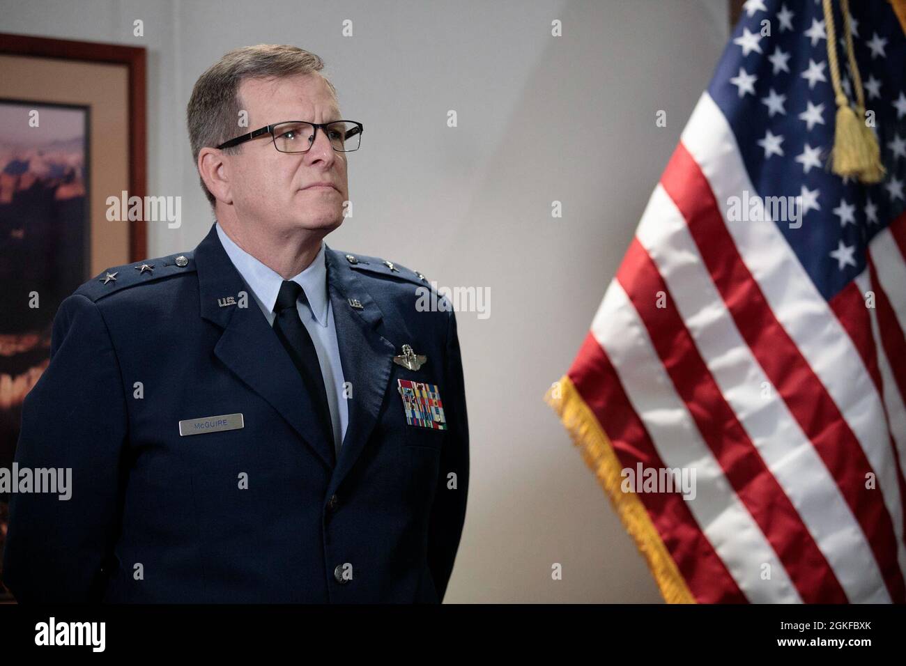 Maj. Gen. Michael T. McGuire, outgoing adjutant general of Arizona ...