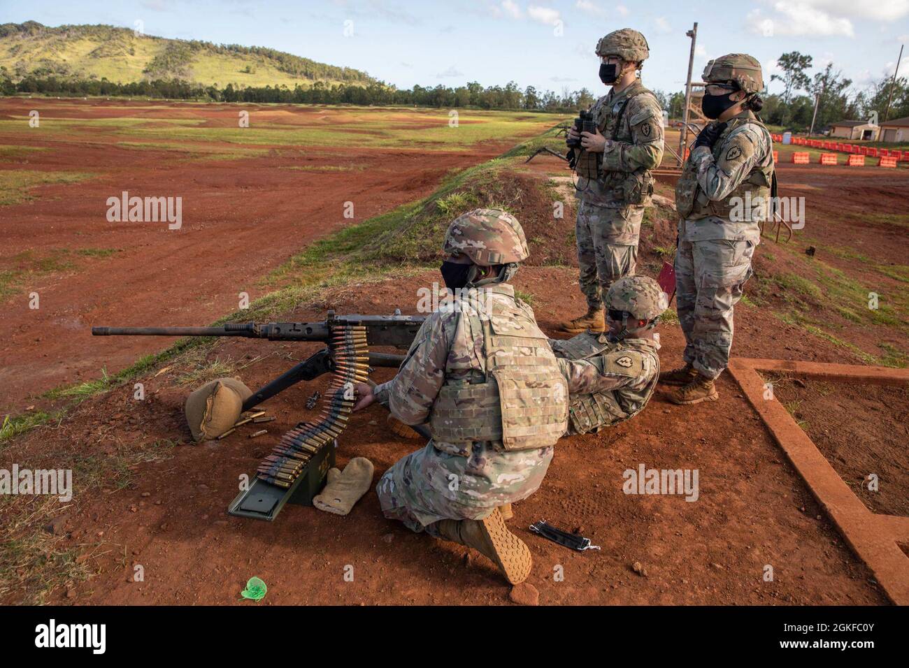 Soldiers of the 25th Division Sustainment Brigade, 25th Infantry ...