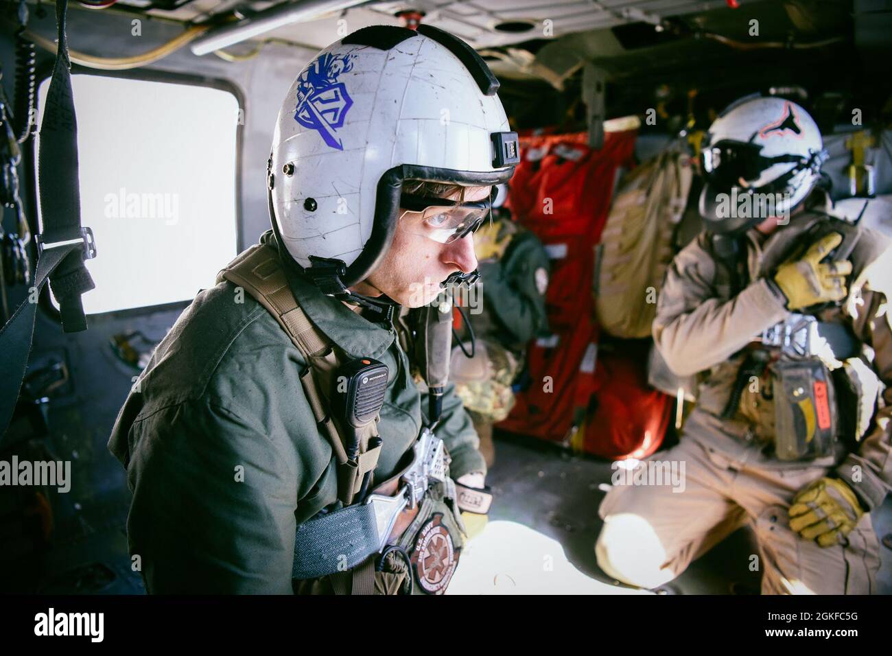 210408-N-FC670-744 FALLON, Nev. (Apr. 8, 2021) An MH-60S Knighthawk ...