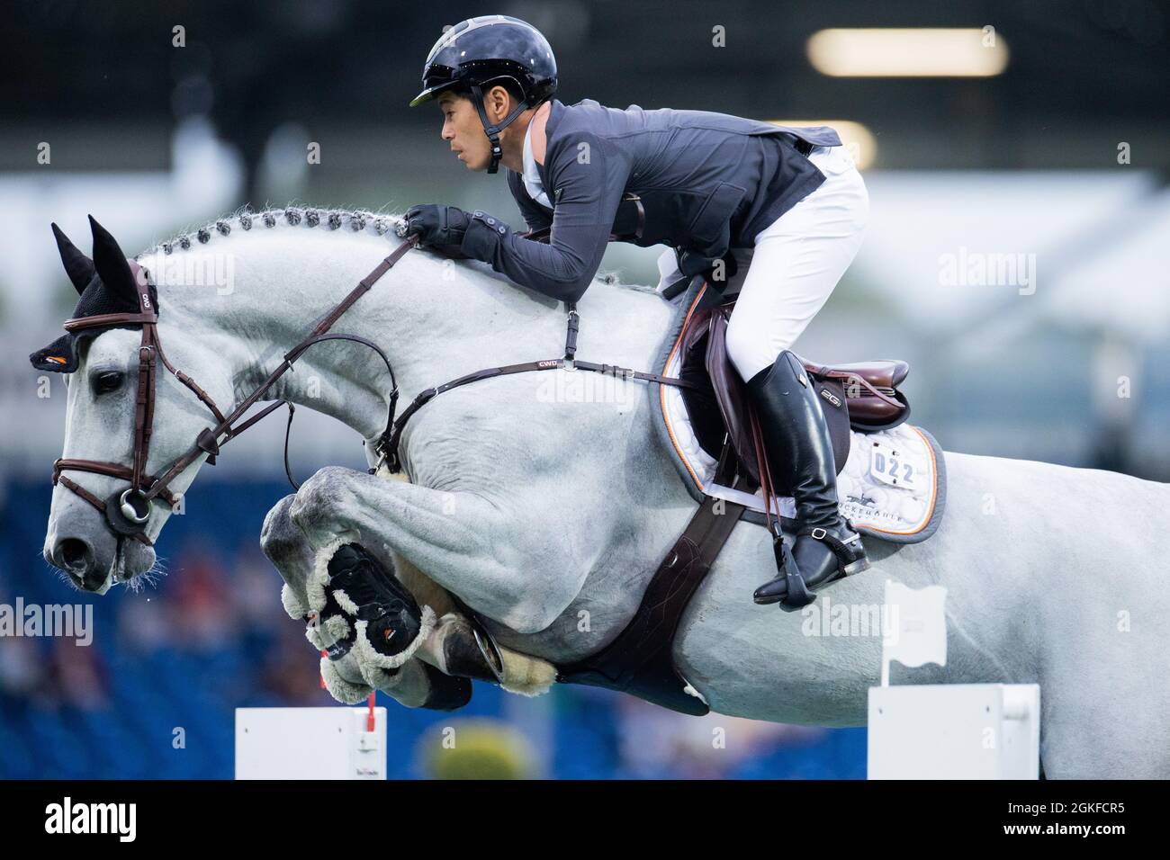 Aachen, Germany. 14th Sep, 2021. Equestrian sport/jumping: CHIO ...