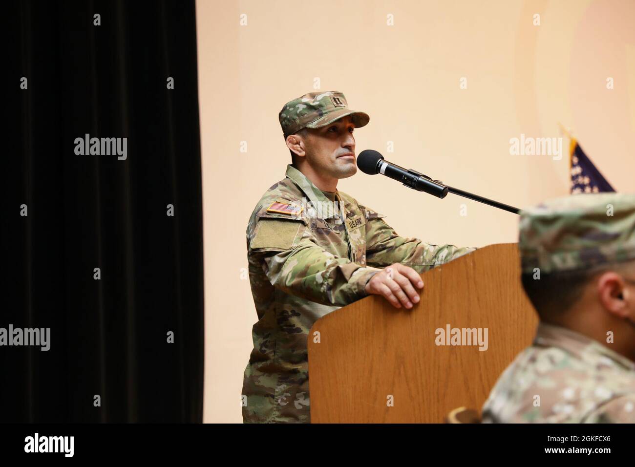 Capt. Marco Lara, commander, Headquarters and Headquarters Company ...