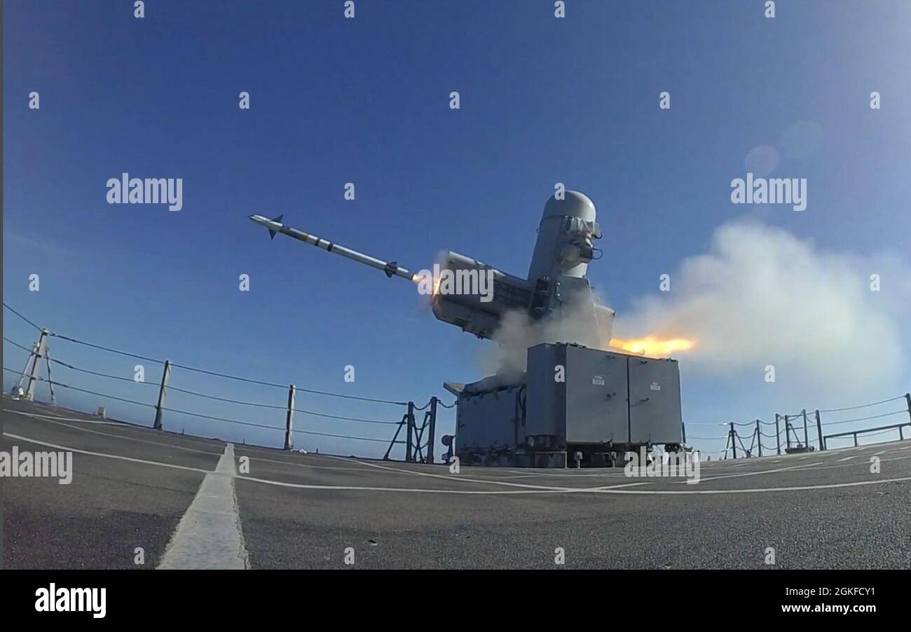 Rim 116 rolling airframe missile ram hi-res stock photography and ...