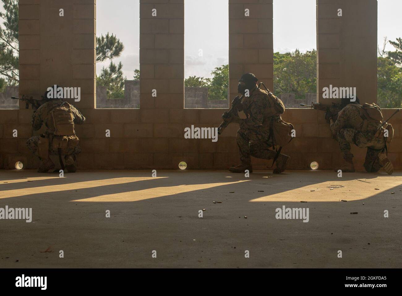U.S. Marines with 2d Battalion, 2d Marines conduct urban operations ...