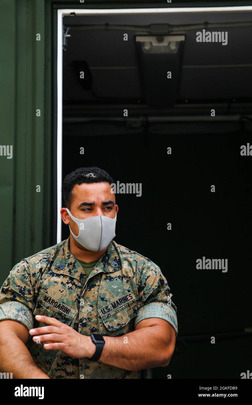 U.S. Marine Corps Staff Sgt. Samuel Margarini, machine shop staff ...