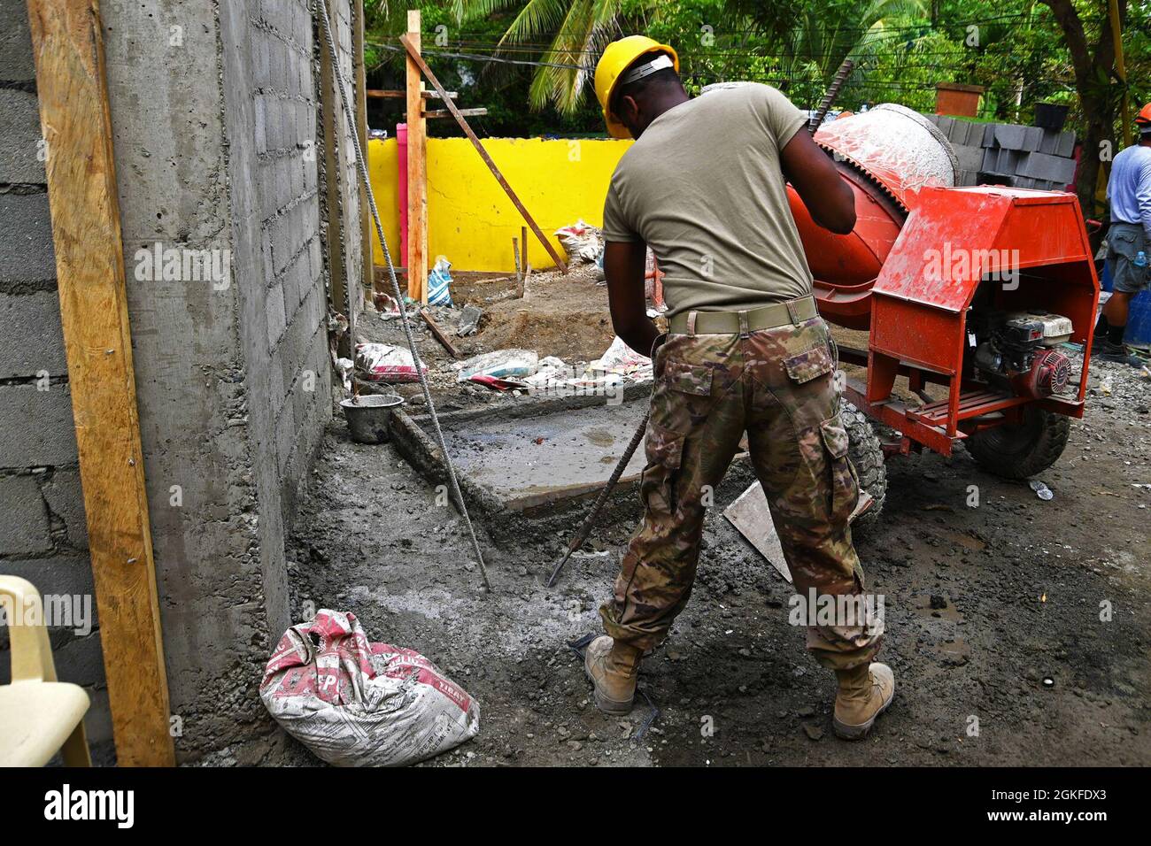 U.S. Army Sgt. Samuel McCray, 561st Engineering Construction Company ...