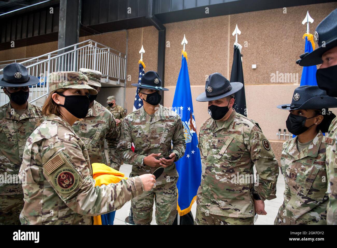 Military training instructors hi-res stock photography and images - Alamy